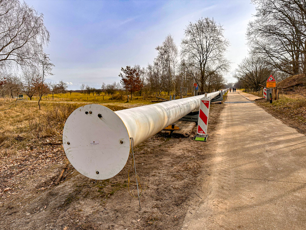 Een leiding uit 1929 vervangen…midden in een natuurgebied - Evides ...