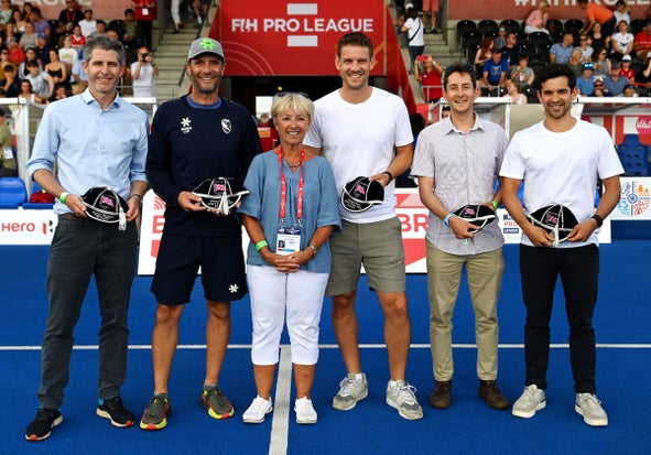 GB Caps presentations continued in London at FIH Pro League