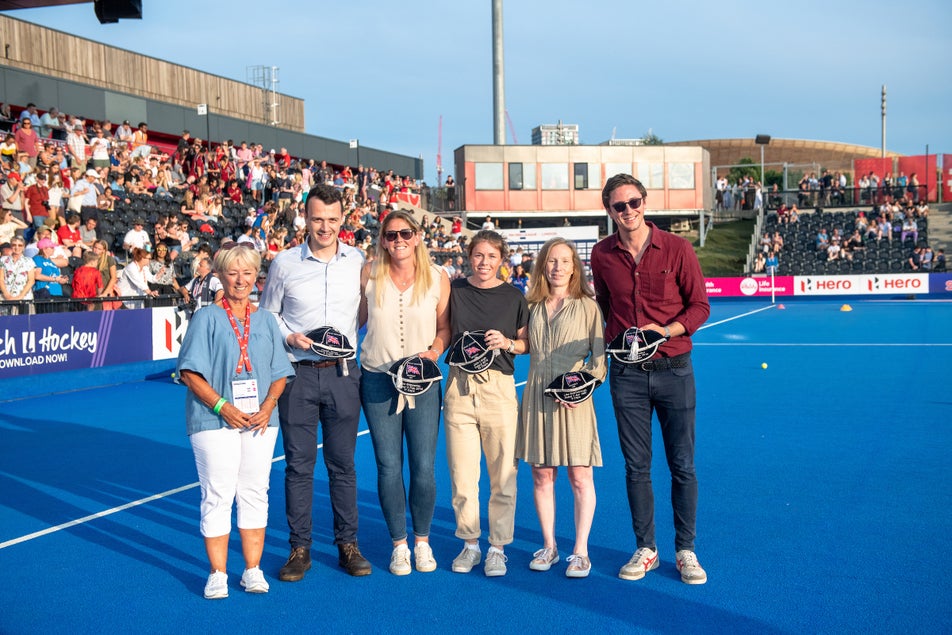 GB Caps presentations continued in London at FIH Pro League