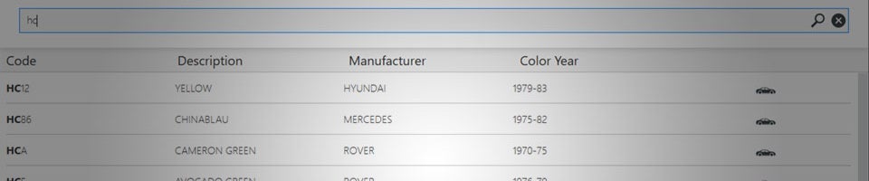 PAINTMANAGER XI | Color Applications | Refinish