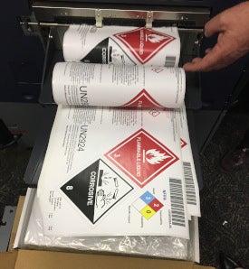 GHS Label Solution for Gulf States Labels | PPG TESLIN Substrate