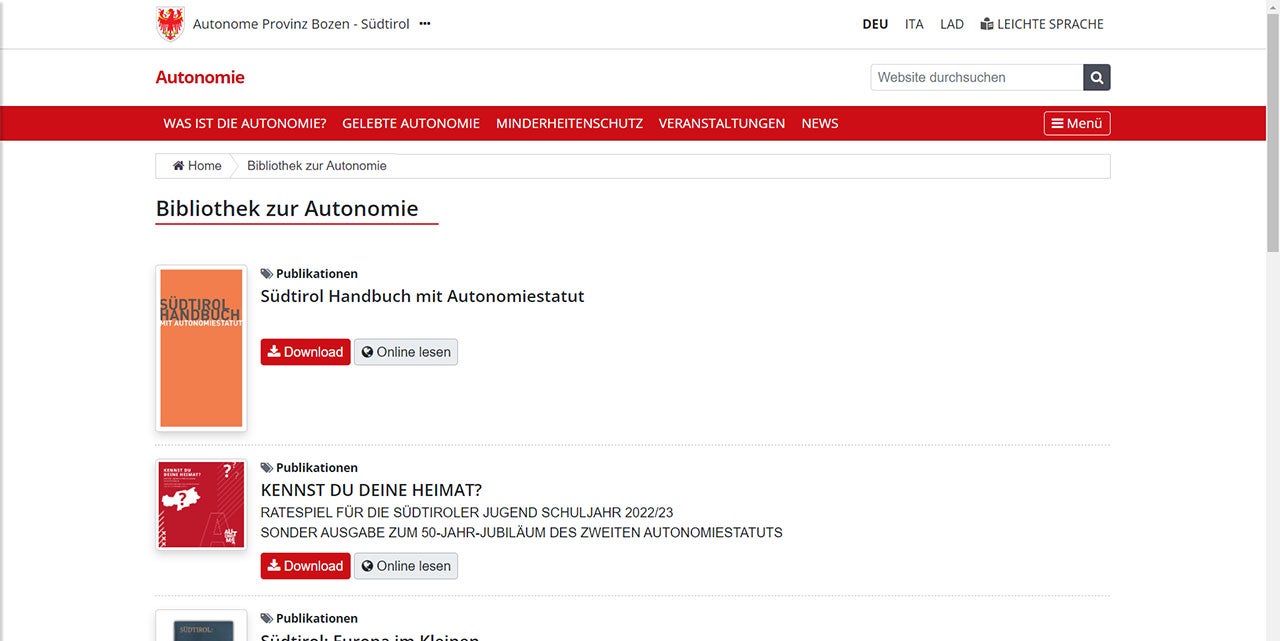 Publication Container e Item