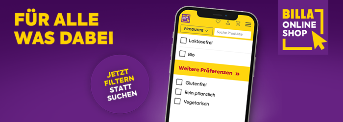 Lebensmittel online bestellen | BILLA Online Shop