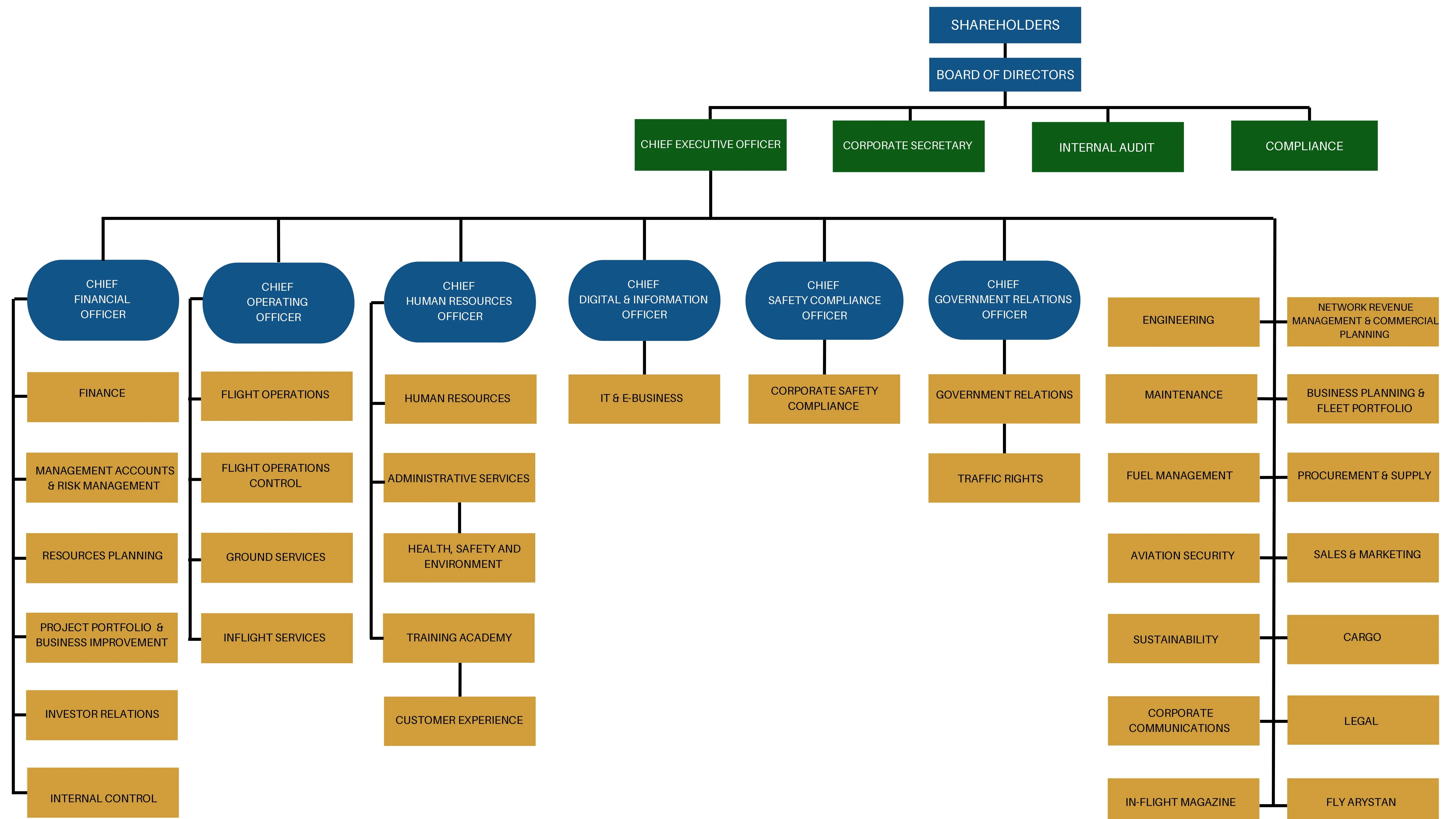 Our Organizational Structure | Air Astana