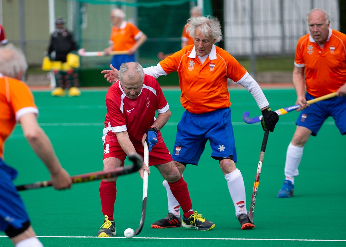 England V Netherlands O80 Match Report