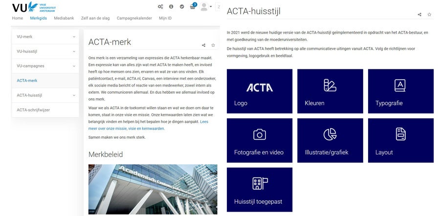 Ga zelf aan het werk met onze huisstijl - Academisch Centrum ...