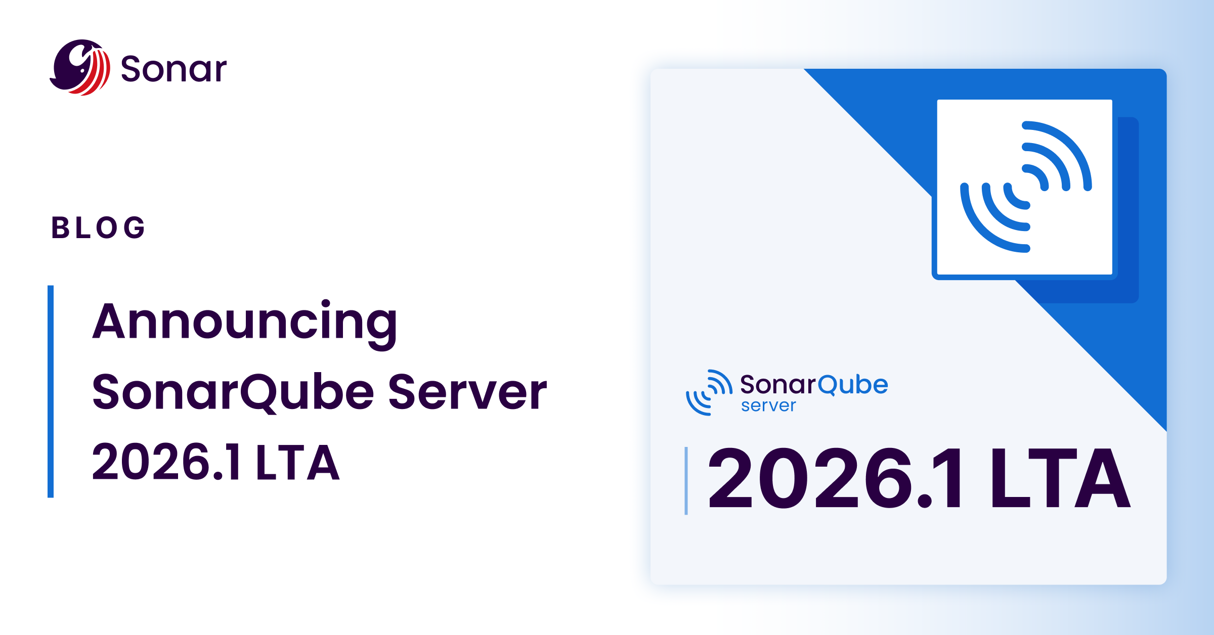 SonarQube Server 2026.1 LTA | Sonar