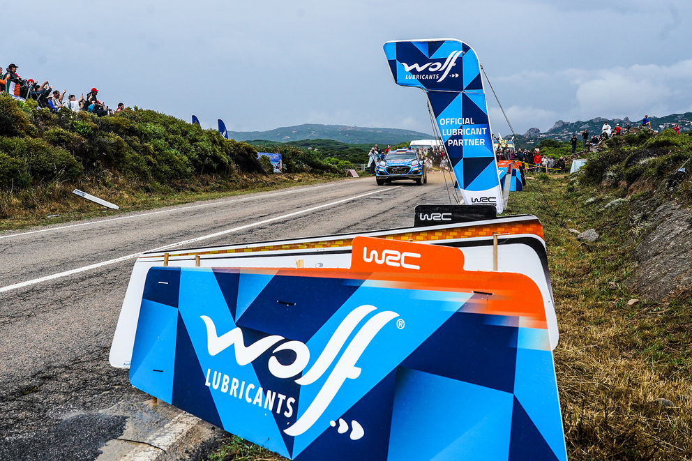 WRC Sardinia 2023 celebrates 50th Wolf Power Stage