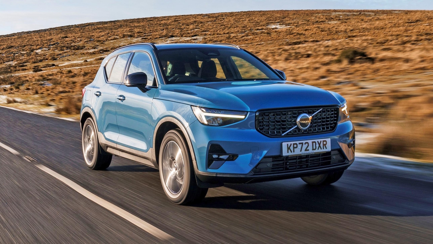 Volvo Blue Car